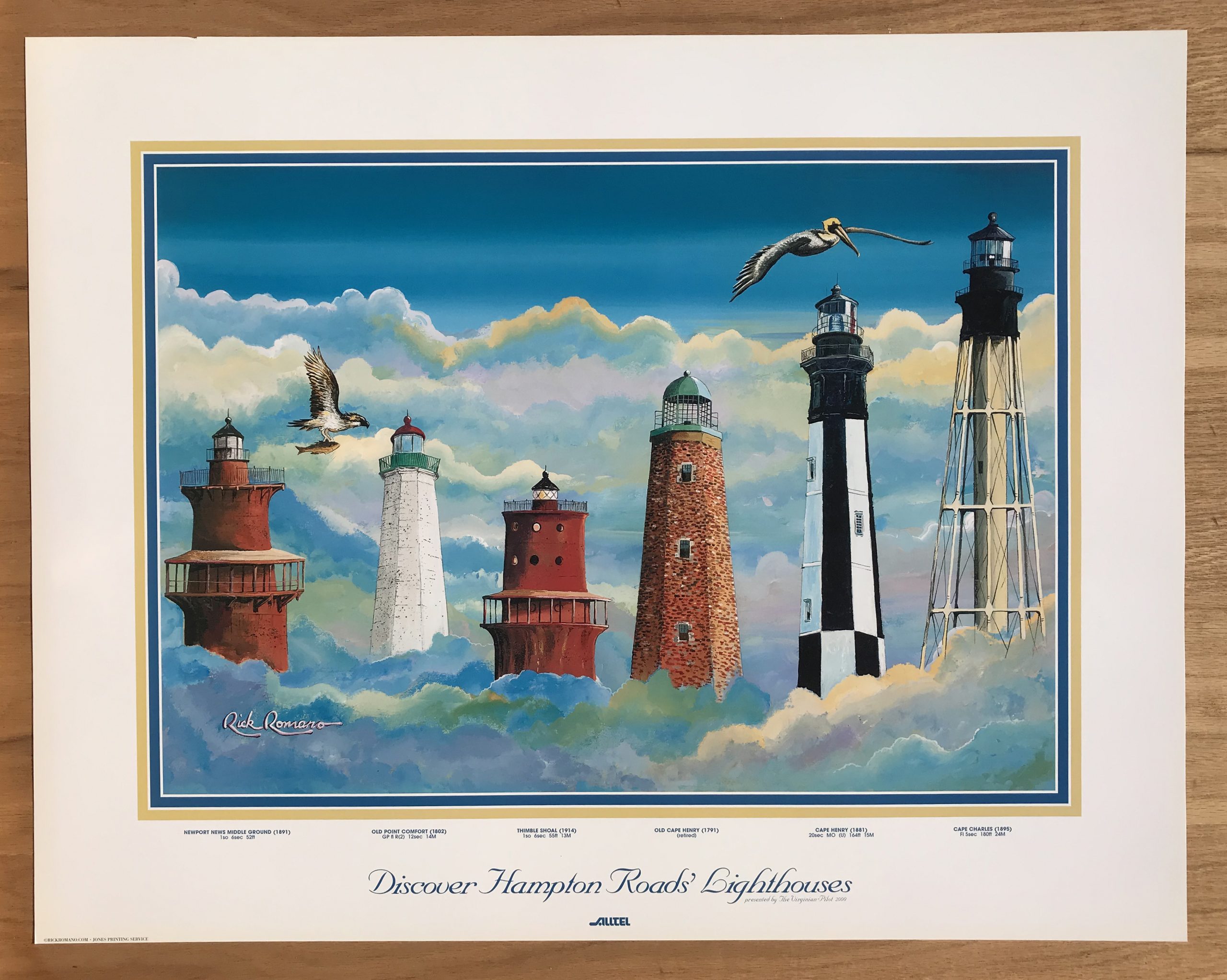 Primitive Paintings Of Lighthouses Only